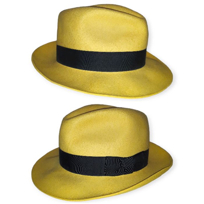 Vintage Vtg Dorfman Pacific Disney Dick Tracy Wool Fedora Hat USA | Grailed