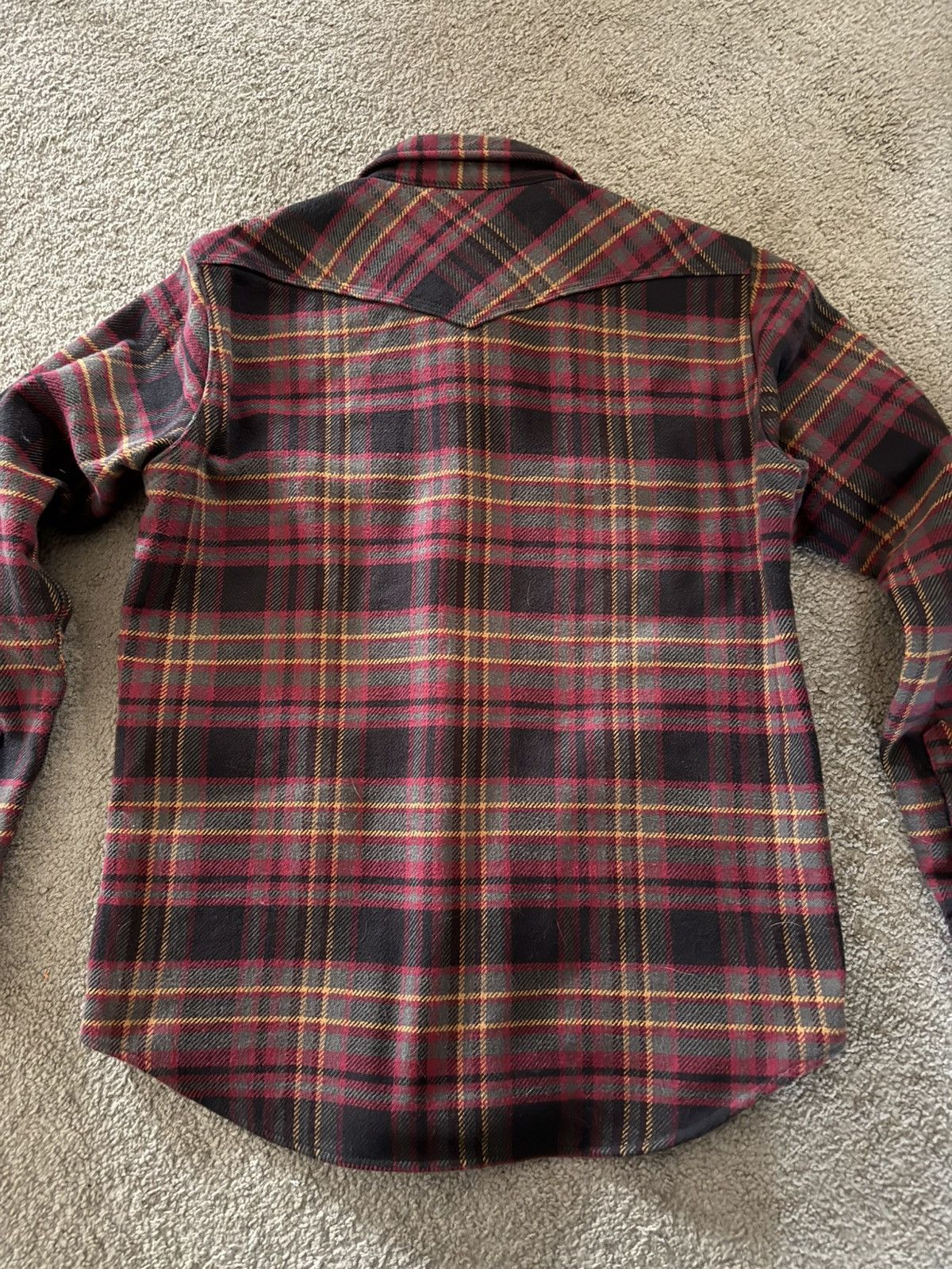 Iron Heart Iron Heart Heavy Western Flannel Large | Grailed