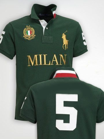 Ralph Lauren Polo Ralph Lauren Milan big logo Italy number 5 | Grailed