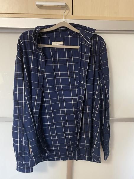Celio × Generic Blue Checkered Flannel Shirt | Grailed