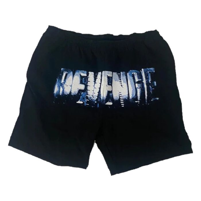 Revenge REVENGE CHROME LOGO SHORTS | Grailed