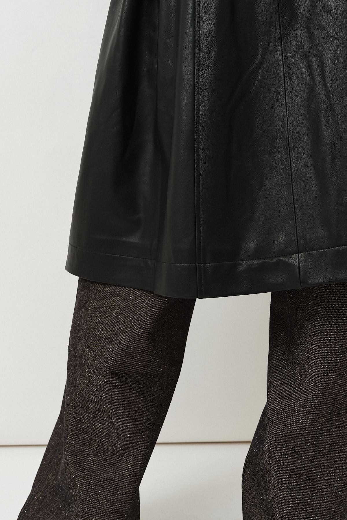 Saks Potts o1s22i1n0924 Foxy Leather Shearling Long Coat in Black | Grailed
