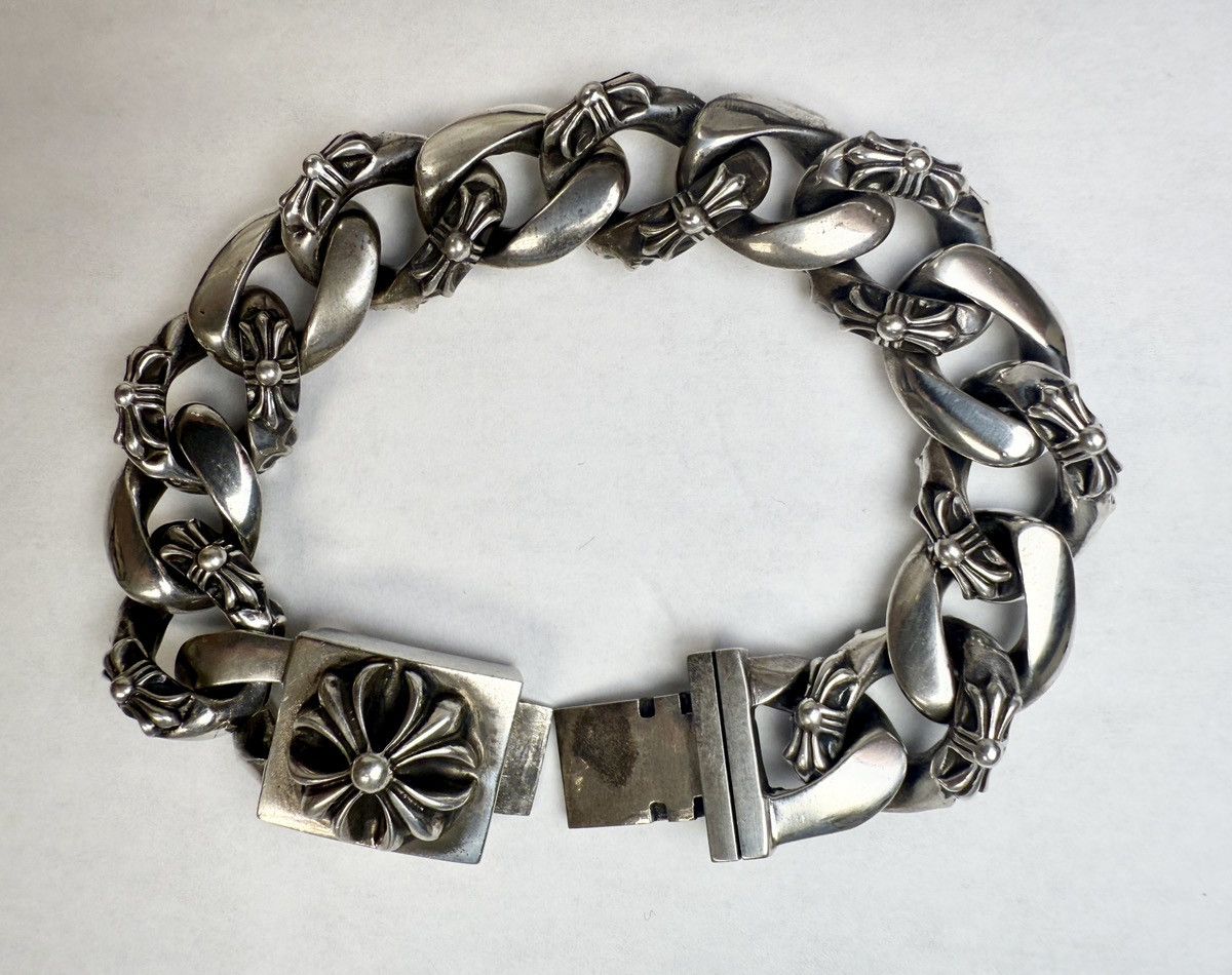 Chrome Hearts Chrome Hearts Fancy Link Cuban Bracelet | Grailed