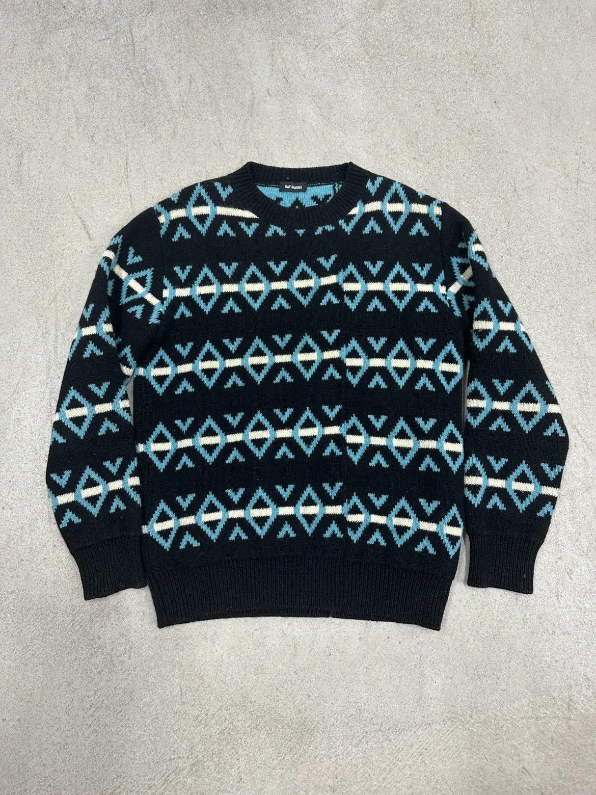 Raf Simons Raf Simons 16AW Diamond Pattern Sweater | Grailed