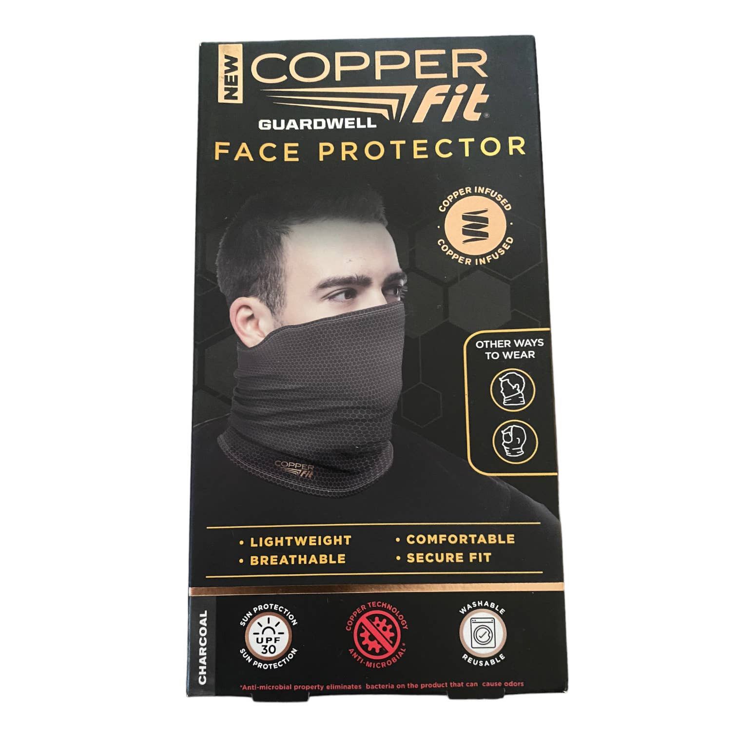 Other NIB Copper Fit Face Protection Charcoal | Grailed