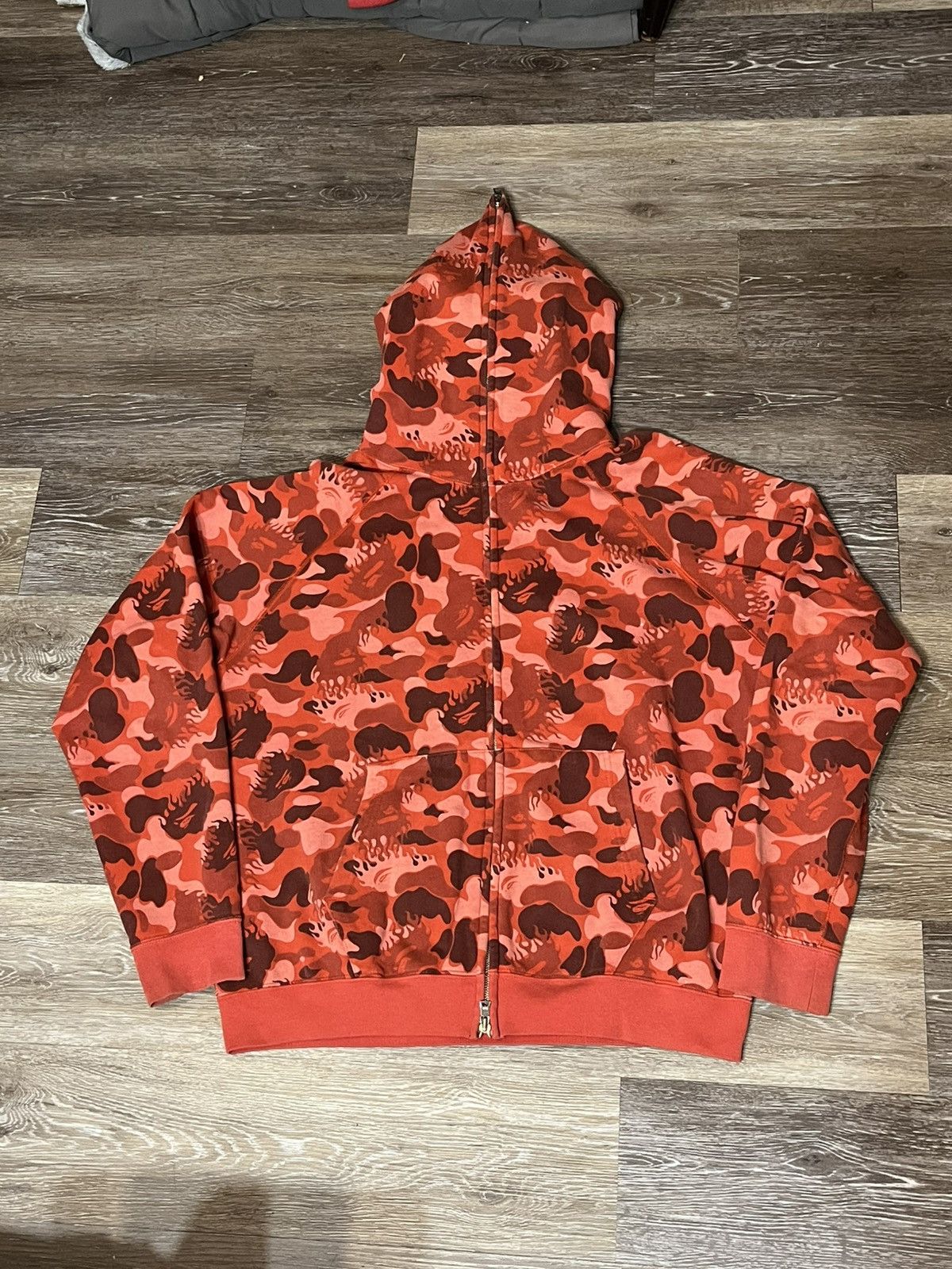 Bape × Nigo BAPE 2000s ABC Fire Camo Zip Up Classic | Grailed
