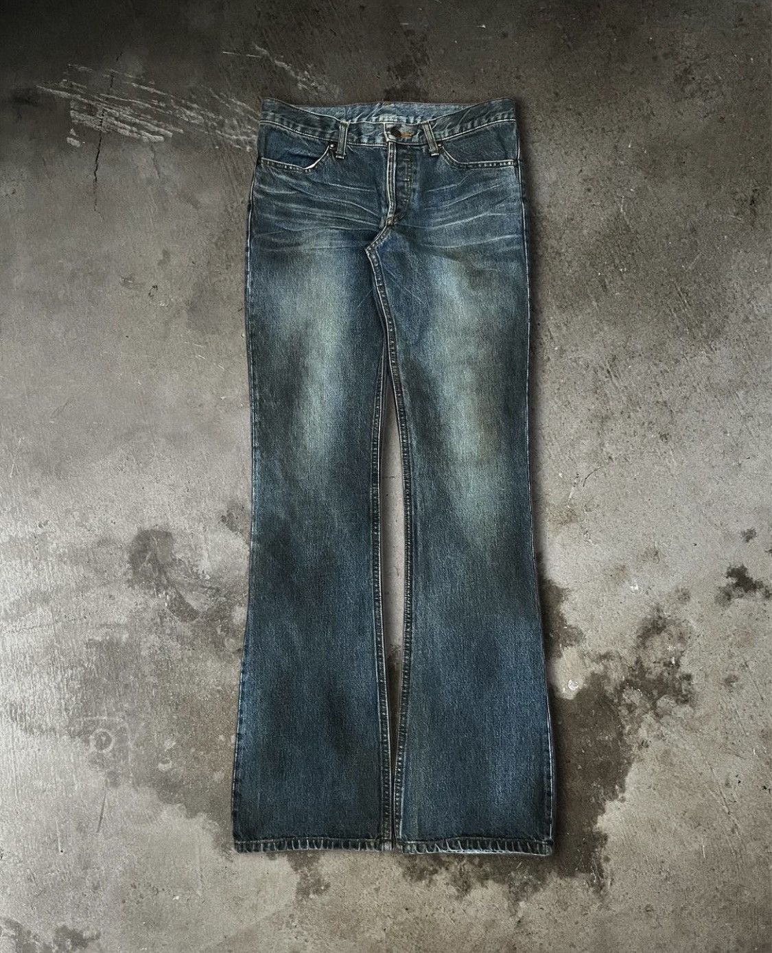 Shellac Shellac Mud-Wash Bootcut Jeans | Grailed