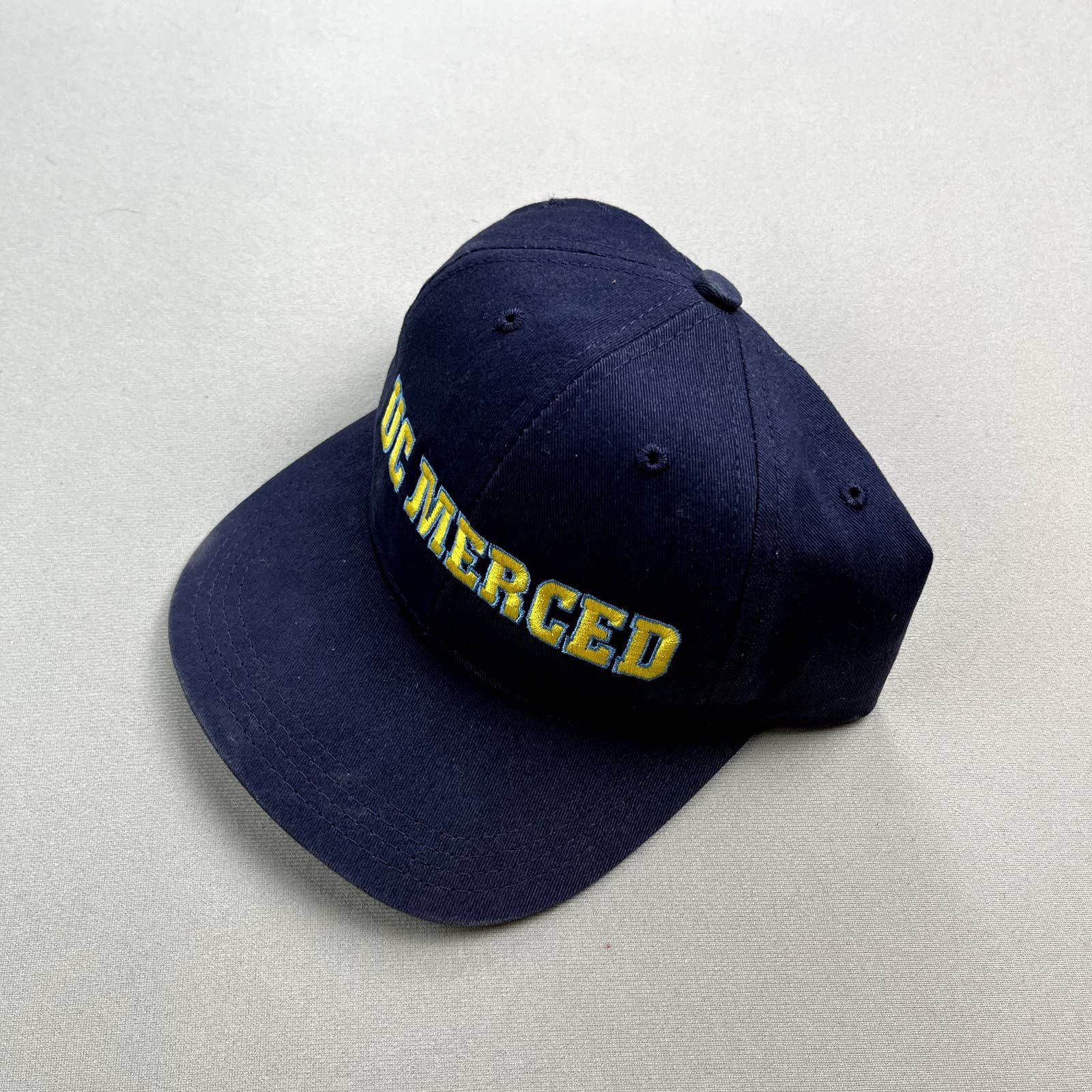 Vintage Vintage UC Merced Hat Navy Blue University Golden Bobcats | Grailed