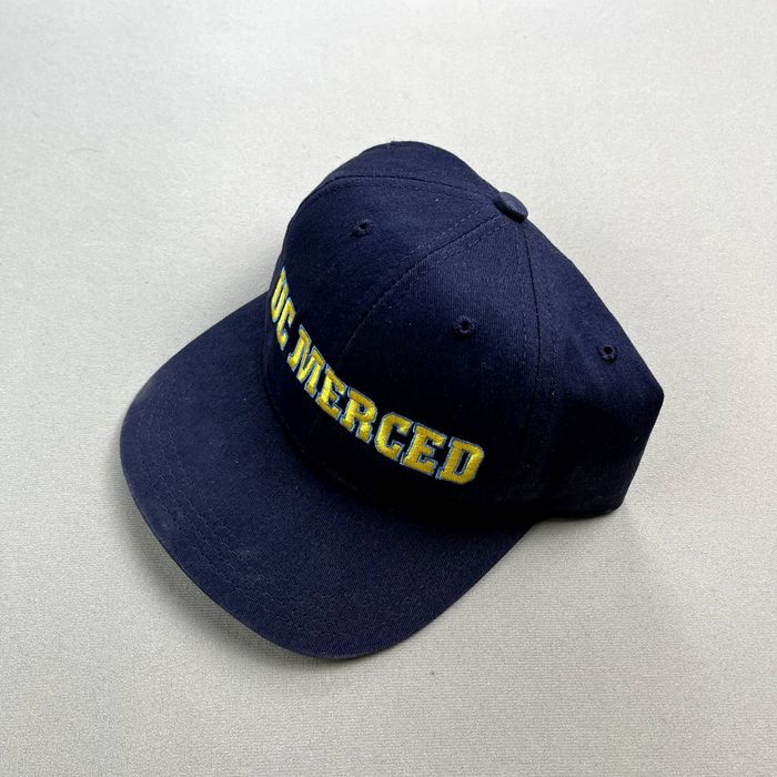 Vintage Vintage UC Merced Hat Navy Blue University Golden Bobcats | Grailed