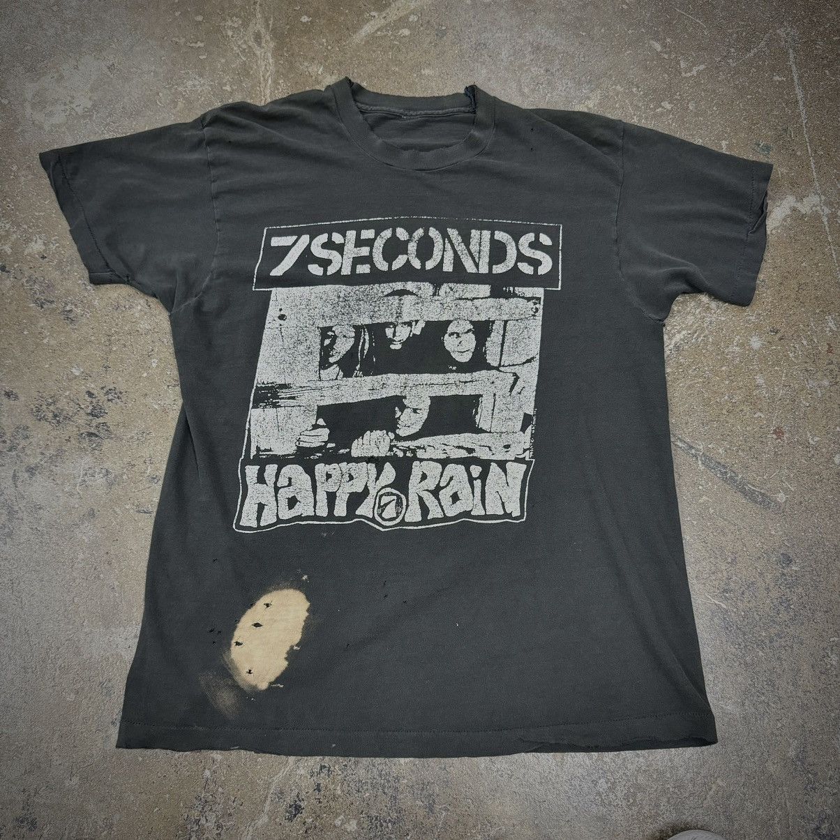 Archival Clothing × Band Tees × Vintage Vintage 1991 7 Seconds Hardcore ...