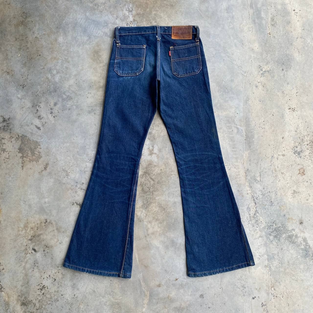 Big John × Vintage RARE VINTAGE 80s BIG JOHN FLARED BOTTOMBELL BUSH ...