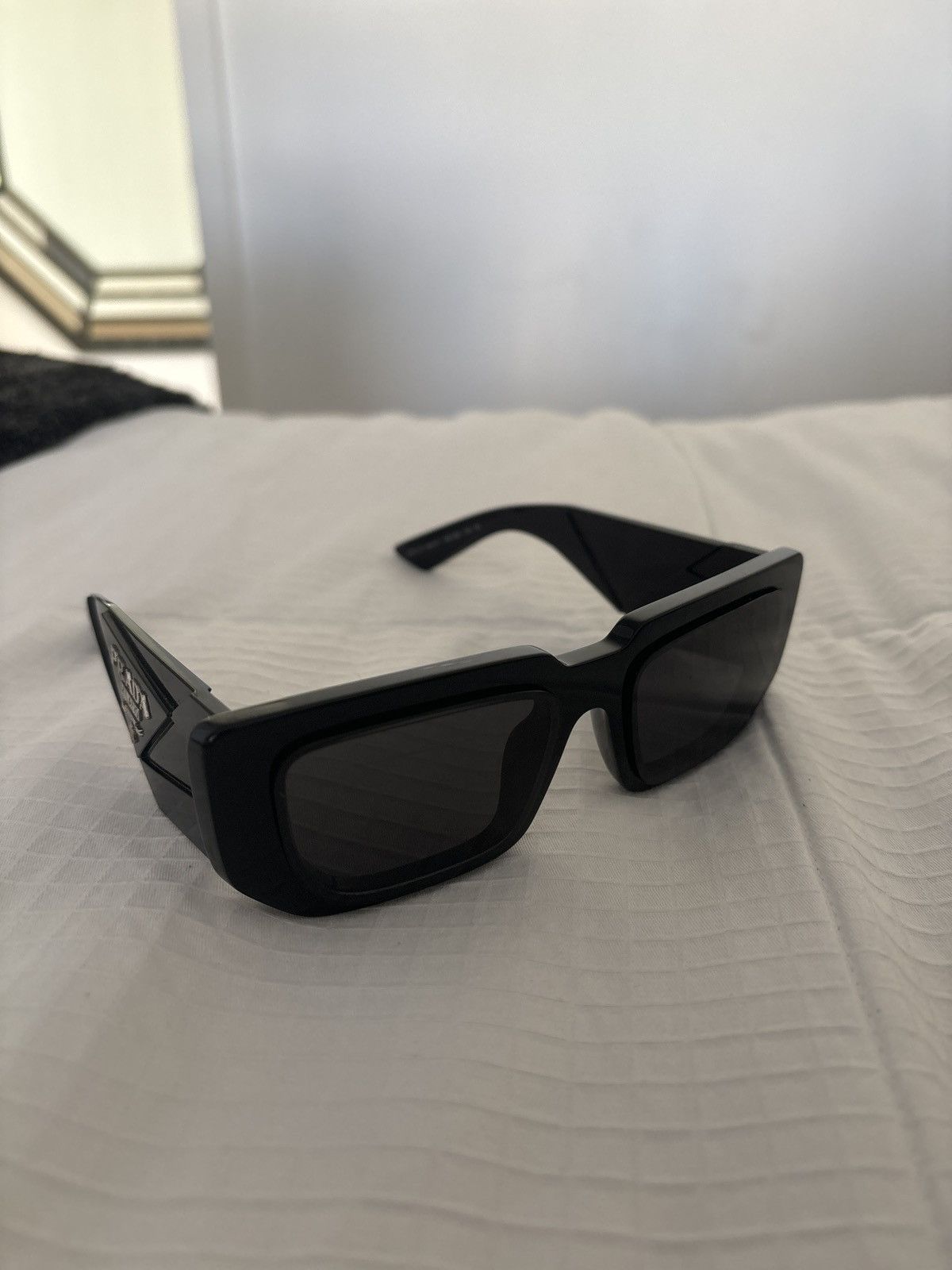 Prada Prada geometric glasses | Grailed