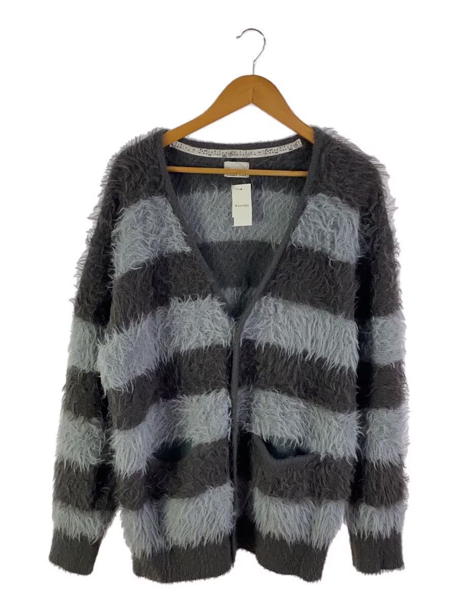 Number (N)ine Fluffy Striped Knit Cardigan | Grailed