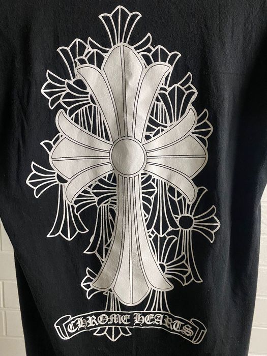 Chrome Hearts Chrome hearts big cross cemetry scroll logo | Grailed