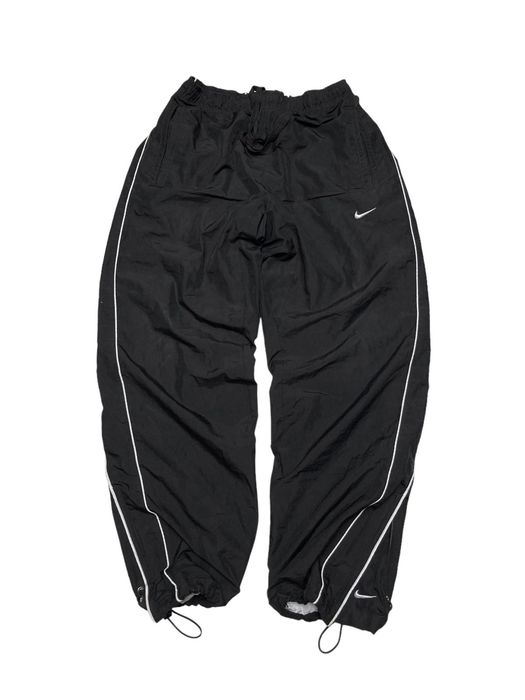 Nike Vintage Nike Double Swoosh Parachute Track Pants Drill y2k | Grailed