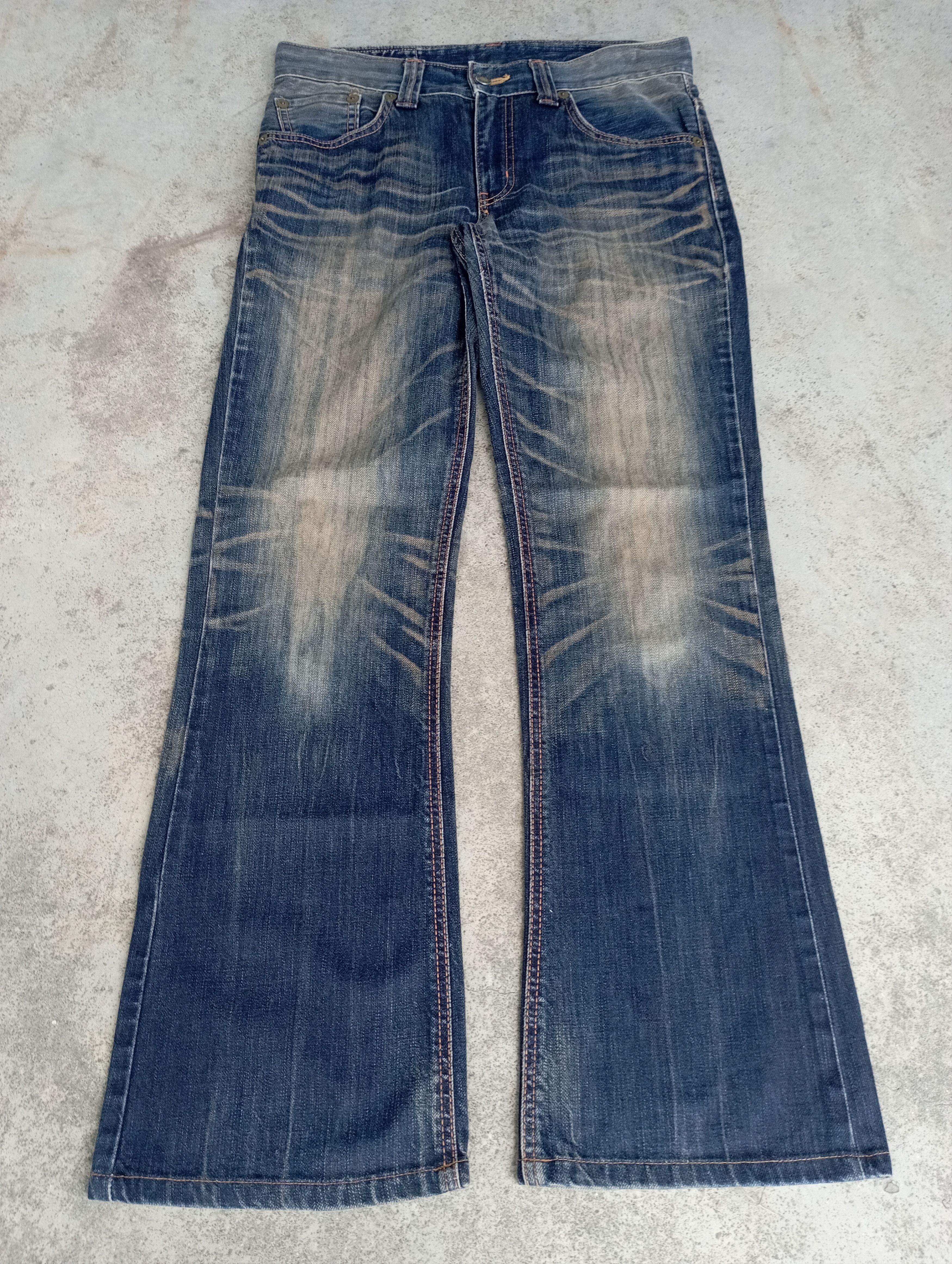 Tornado Mart Flare Jeans Crazy Mud Rusty Japan Edwin XV Bootcut Jeans ...