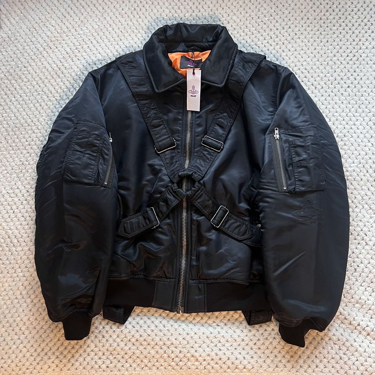 Palace × Vivienne Westwood Palace Vivienne westwood flight jacket | Grailed
