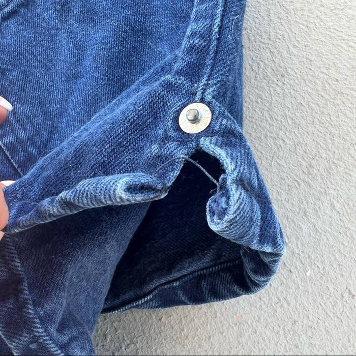 Vintage 90s GENERRA high-rise dark wash wedgie fit jean shorts | Grailed