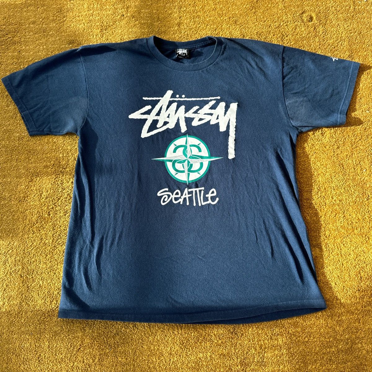Stussy Stussy Seattle pike tribe t-shirt | Grailed