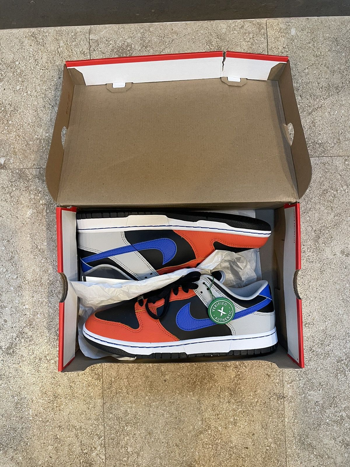 NBA × Nike NBA 75th Anniversary Knicks Nike Dunk Low | Grailed
