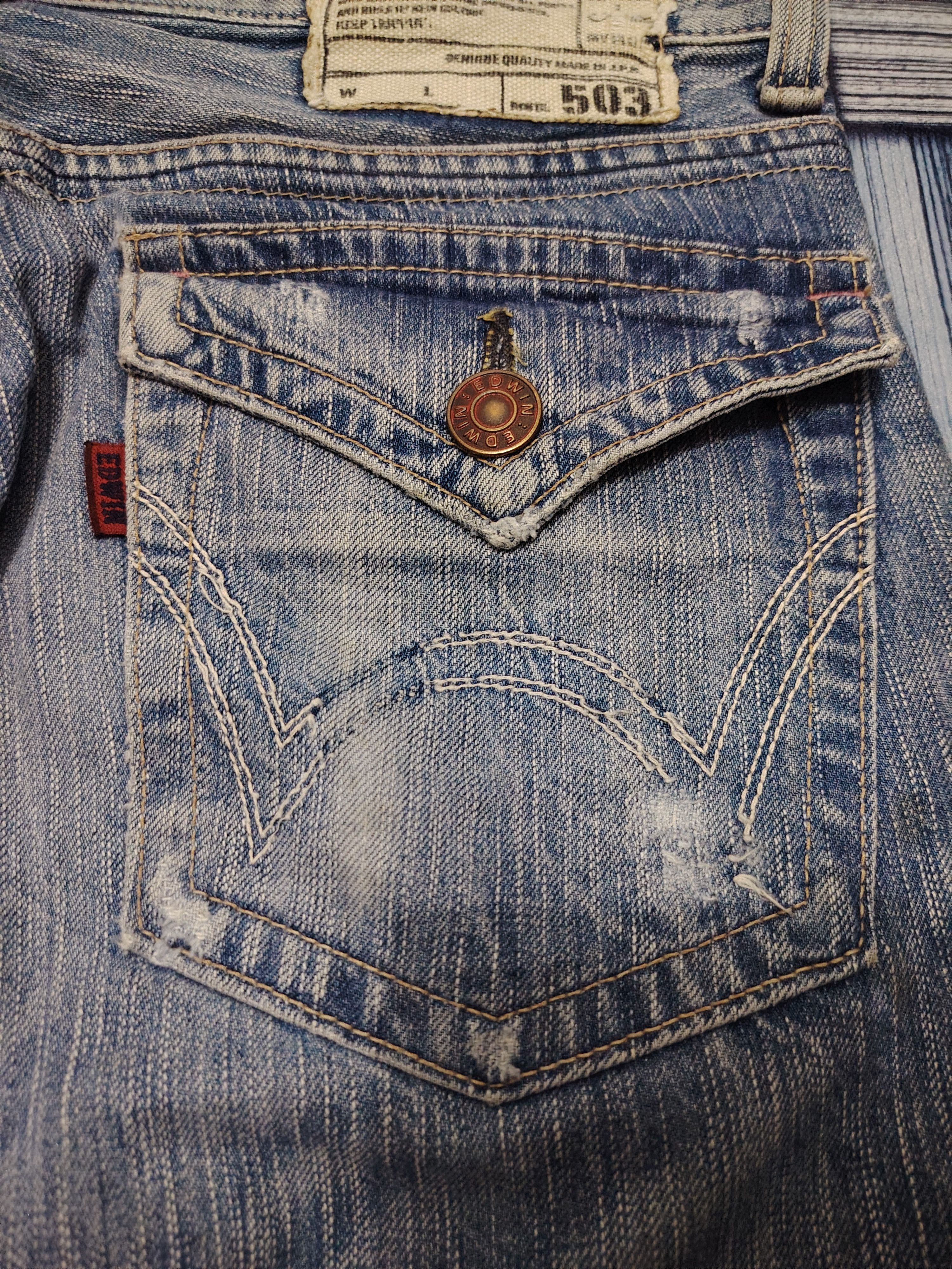 If Six Was Nine Japanese Edwin Blue Trip Flare Jeans | Grailed
