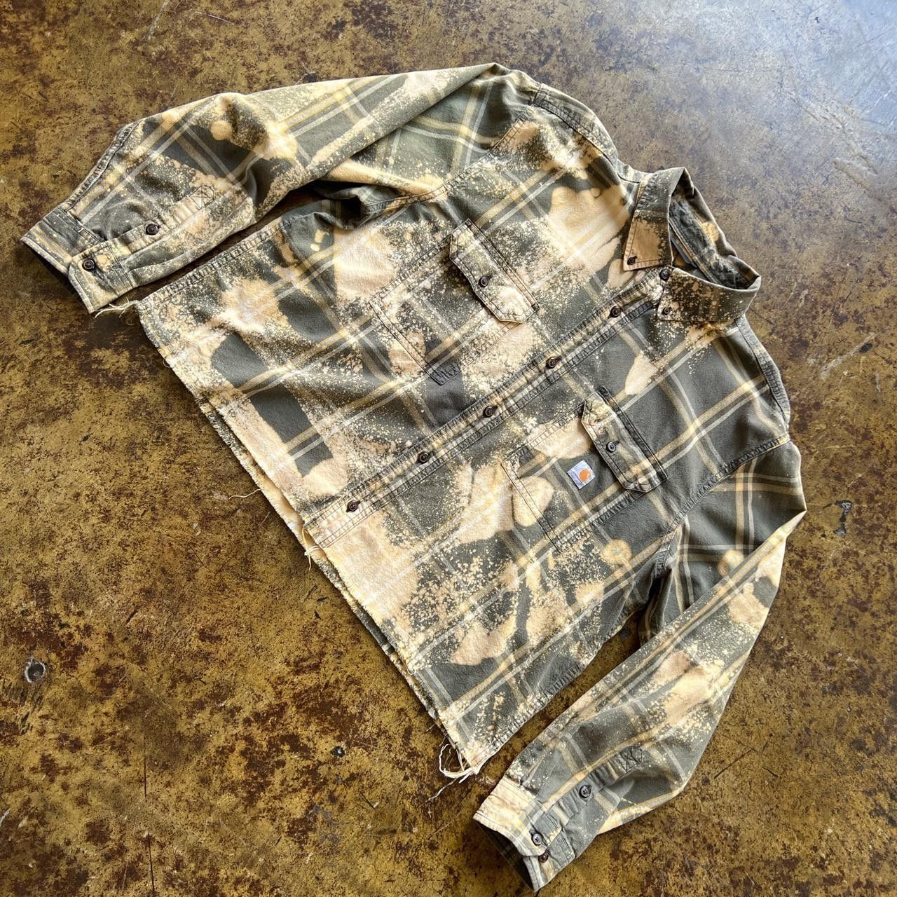Carhartt Carhartt Upcycled Bleached Reworked Cropped Shirt | Grailed