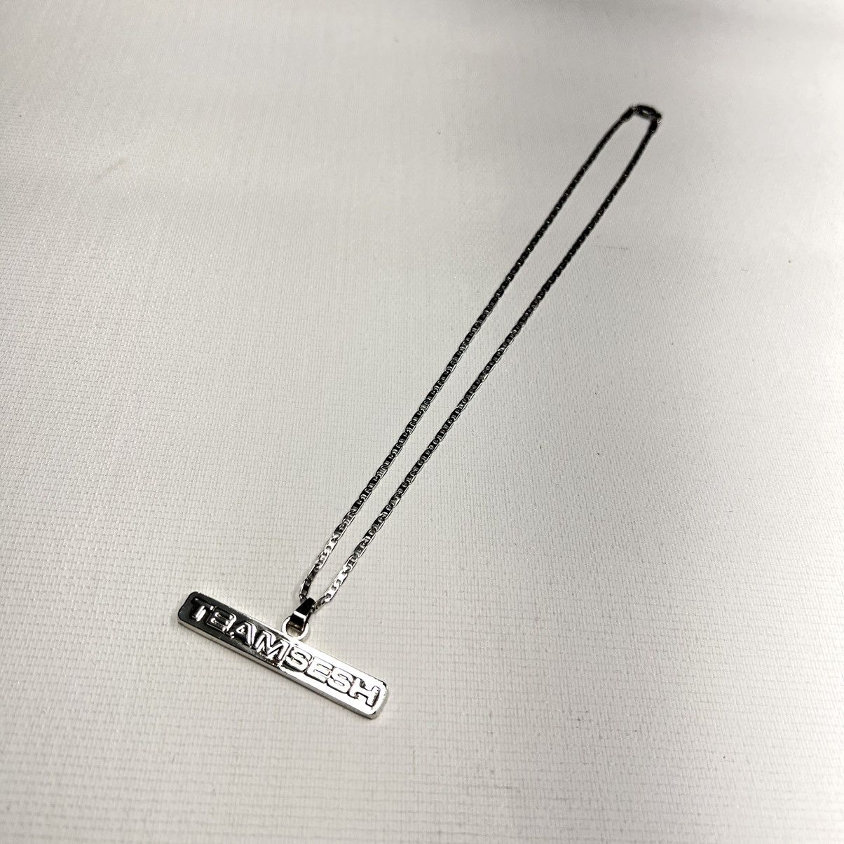 Bones × TeamSESH New Team Sesh Merch Bones Bar Logo Chain Necklace ...