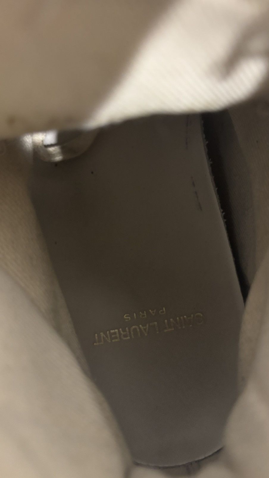 Saint Laurent Paris Saint Laurent Paris “Smoking Forever” High Top ...