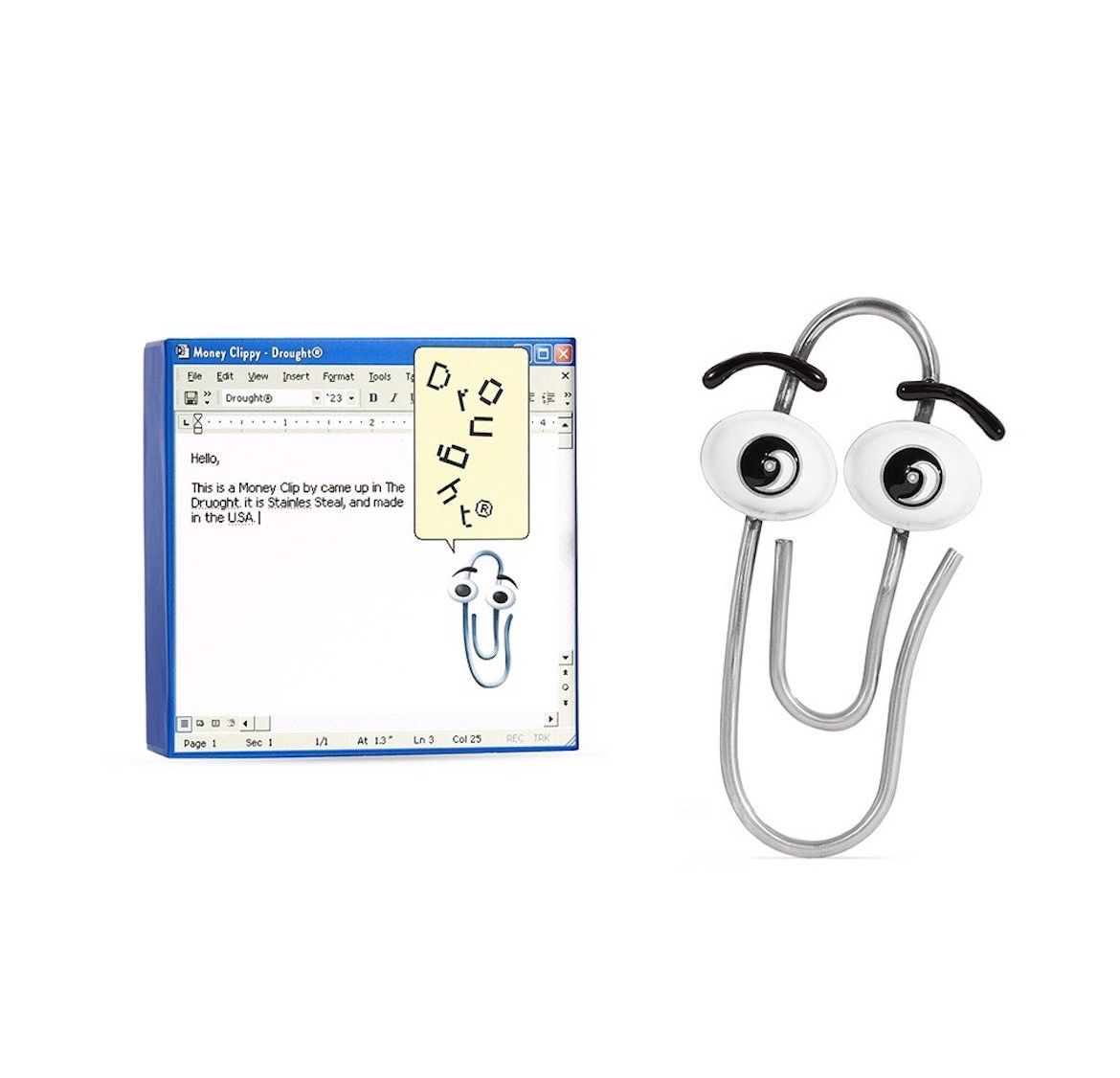 Drought × Made In Usa × Streetwear 2023 DROUGHT CLIPPY THE MONEY CLIP ...