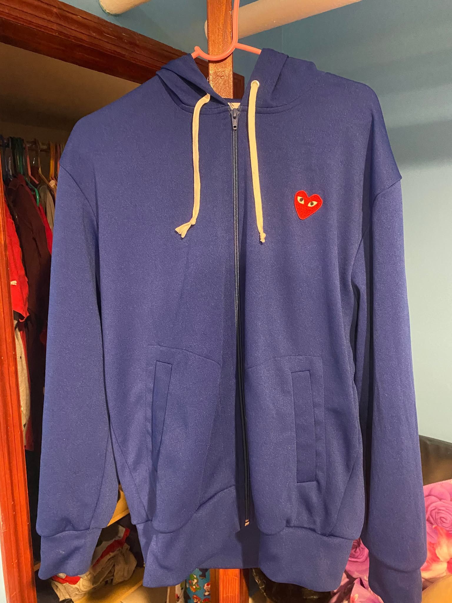 Comme des Garcons cdg zip up hoodie | Grailed