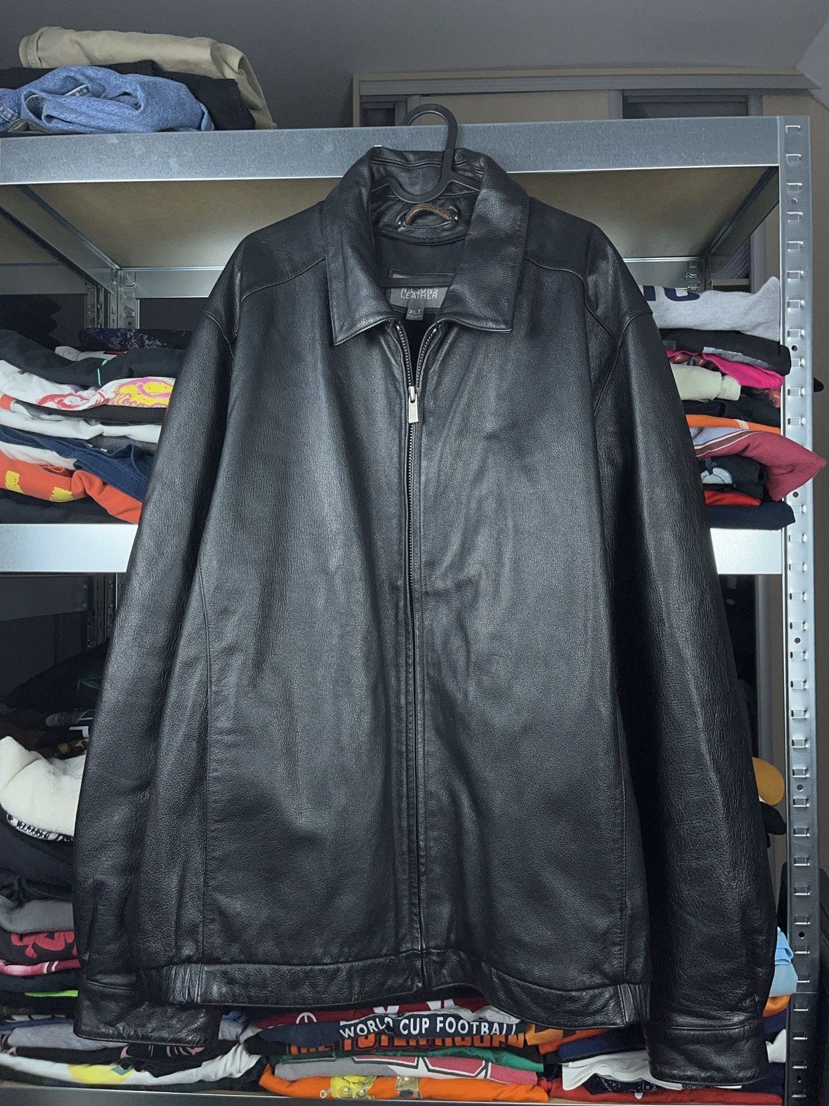Wilsons Leather Wilsons high quality leather harrington style jacket ...