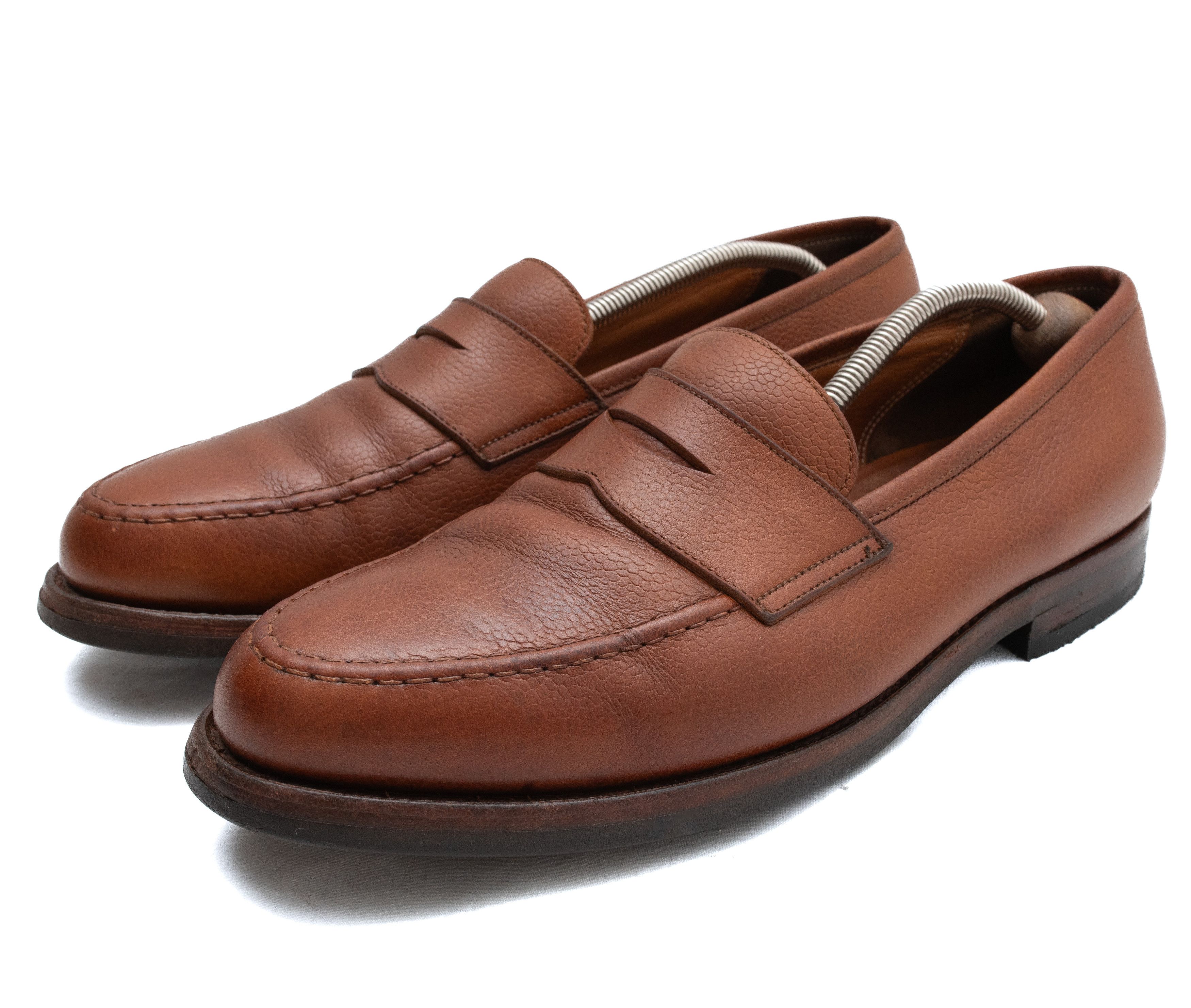 Crockett & Jones CROCKETT & JONES Boston Grained Calf Leather Penny ...
