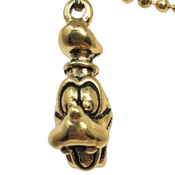 Disney VTG Disney Goofy Solid Gold-Toned Head Necklace - Rare & H2F ...
