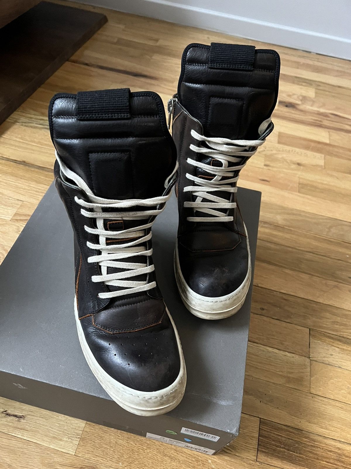 Rick Owens Geobaskets | Grailed