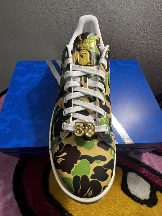 Adidas Bape X Stan Smith 30th Anniversary- ABC Camo | Grailed