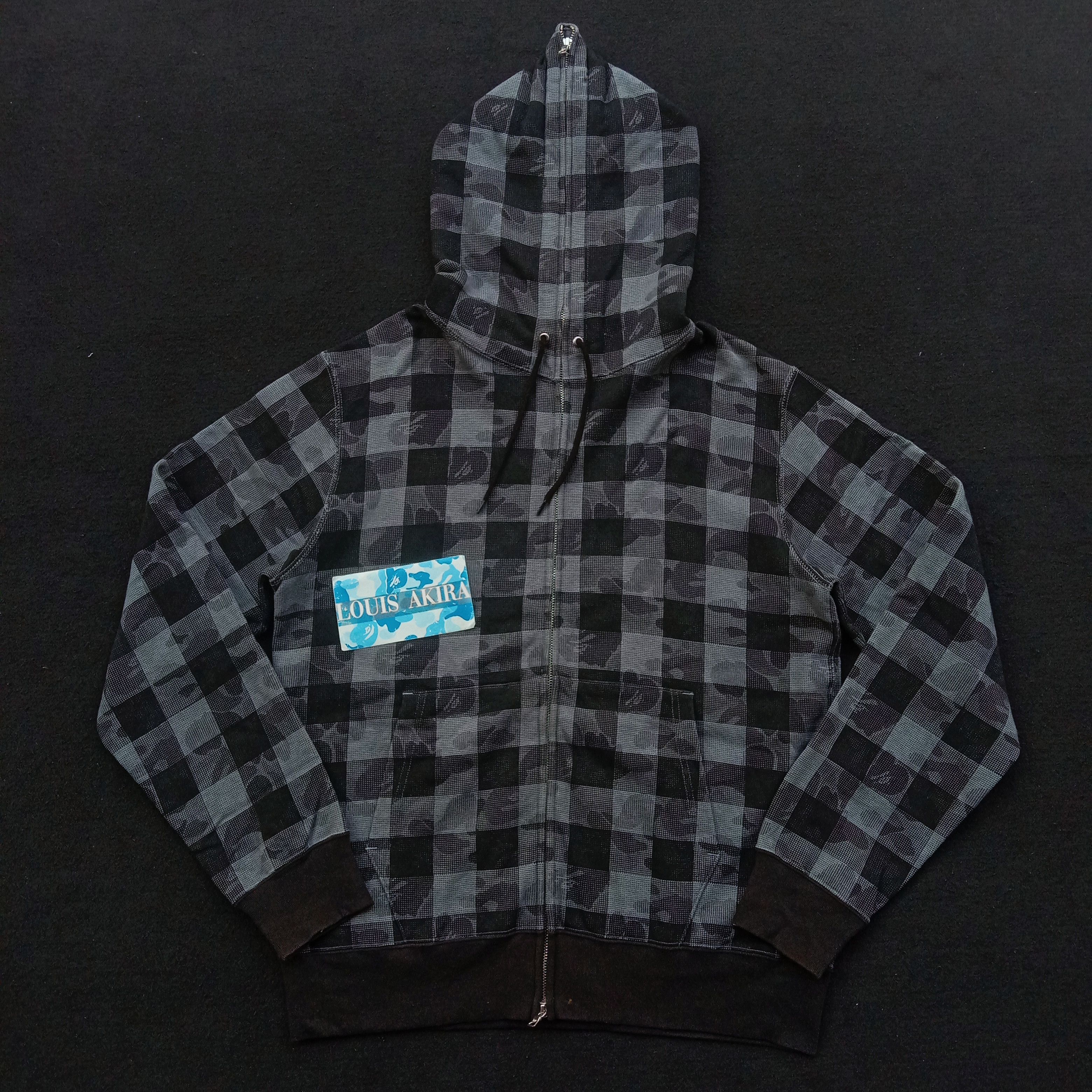 Bape 2012 ABC Buffalo Check Full Zip Hoodie | Grailed