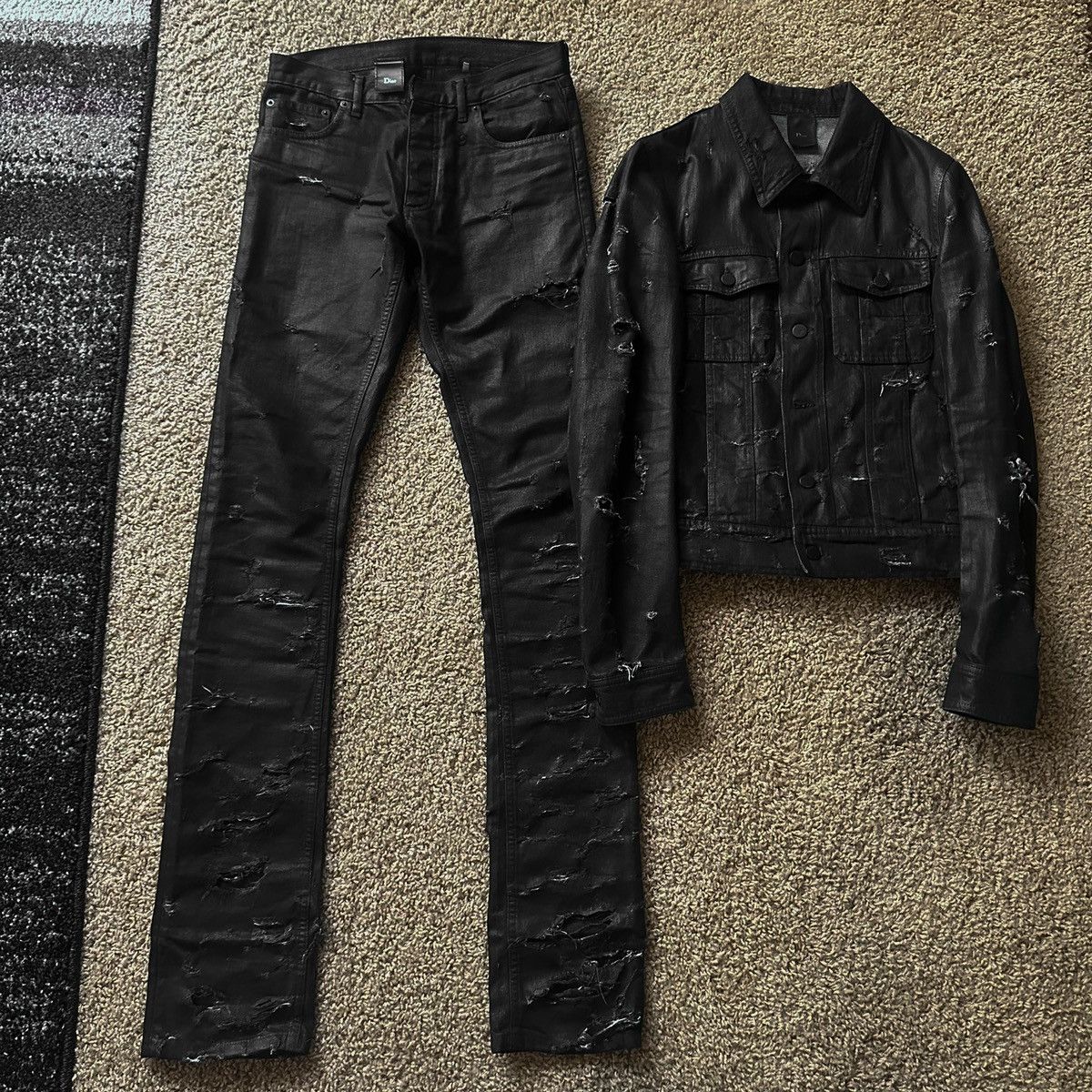 Dior Dior SS04 Strip Denim SET | Grailed