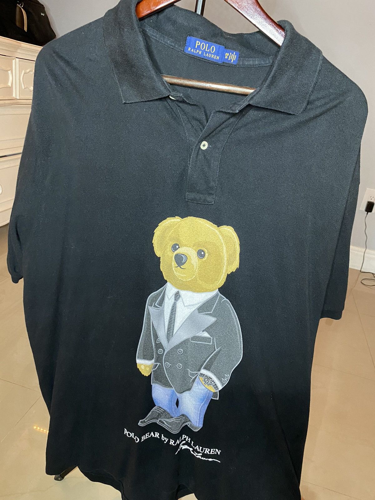 Polo Ralph Lauren Polo Ralph Lauren Bear Chief Keef Style Sosa Black ...