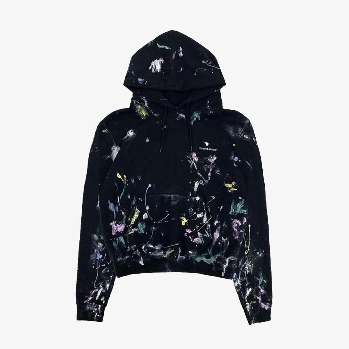 Vuja De Vuja De Studio Ultima Paint Splatter Hoodie | Grailed