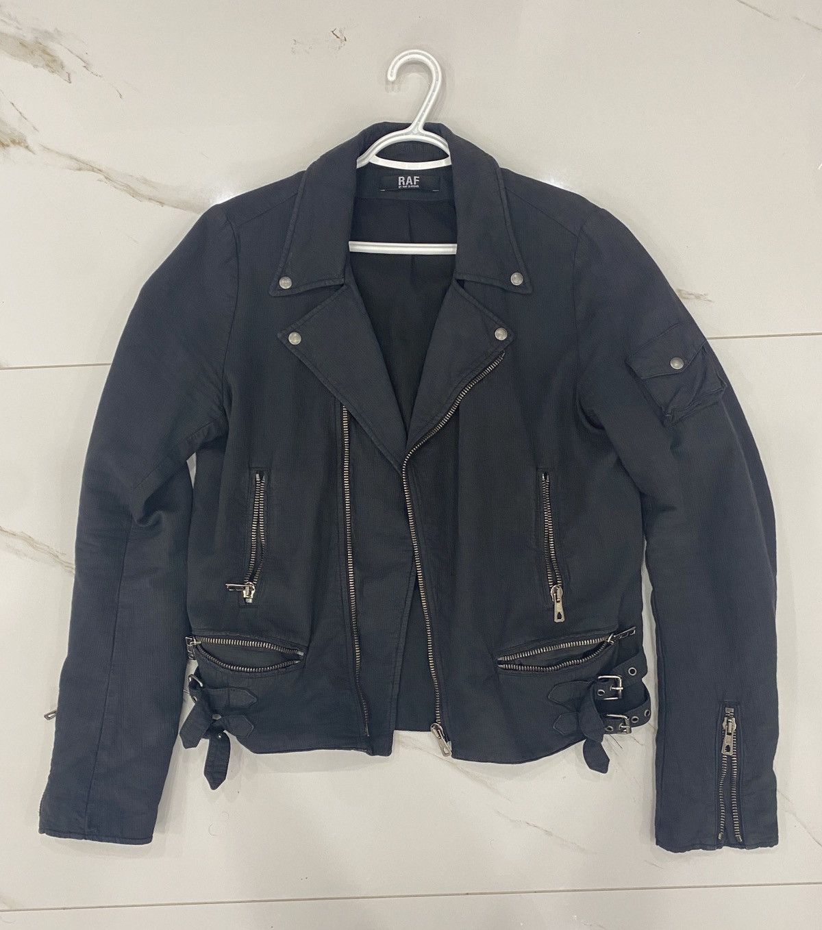 Raf Simons × Raf by Raf Simons Raf Simons SS06 Biker Rider Perfecto ...
