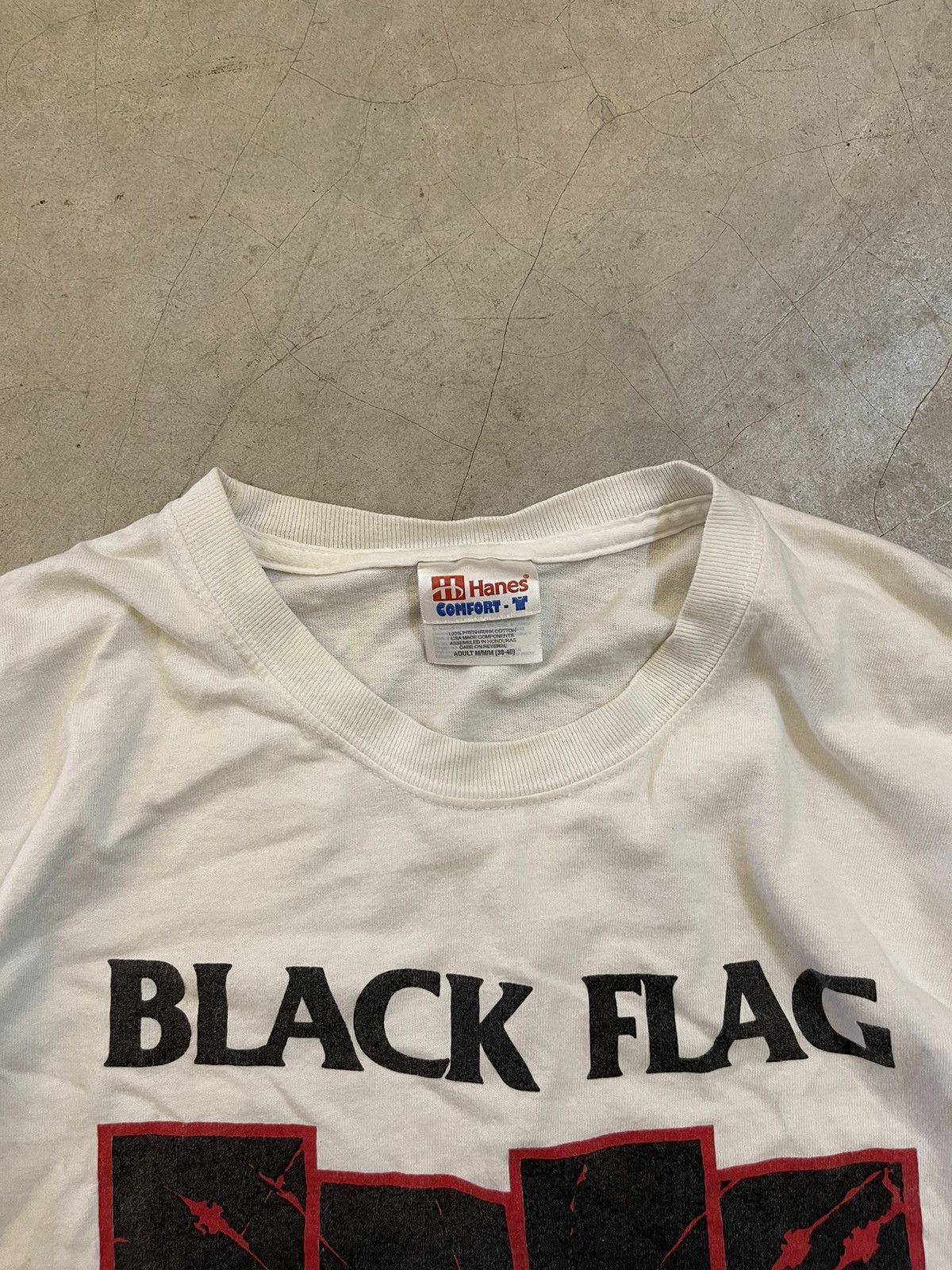 Band Tees × Black Flag × Vintage Vintage Black Flag Damaged Band Tees × Black Flag × Vintage Vintage Black Flag Damaged