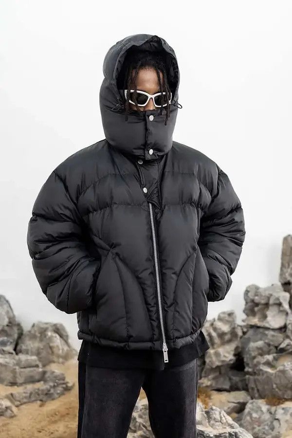 Designer Fujiwara x Miki Winter Streetwear Jacket Puffer Parkas Coat ...