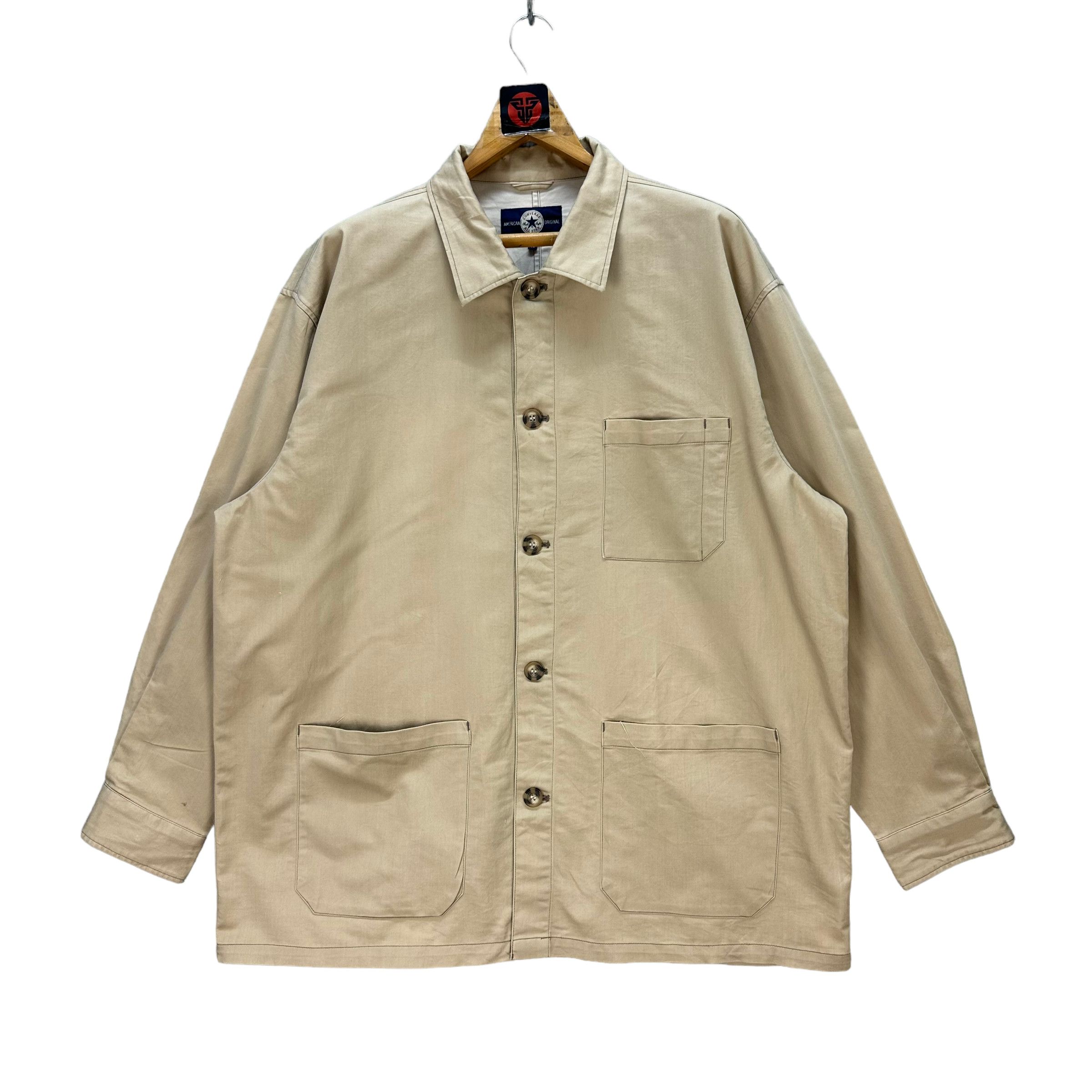 Converse × Streetwear × Vintage CONVERSE CHORE JACKET #7657-161 | Grailed