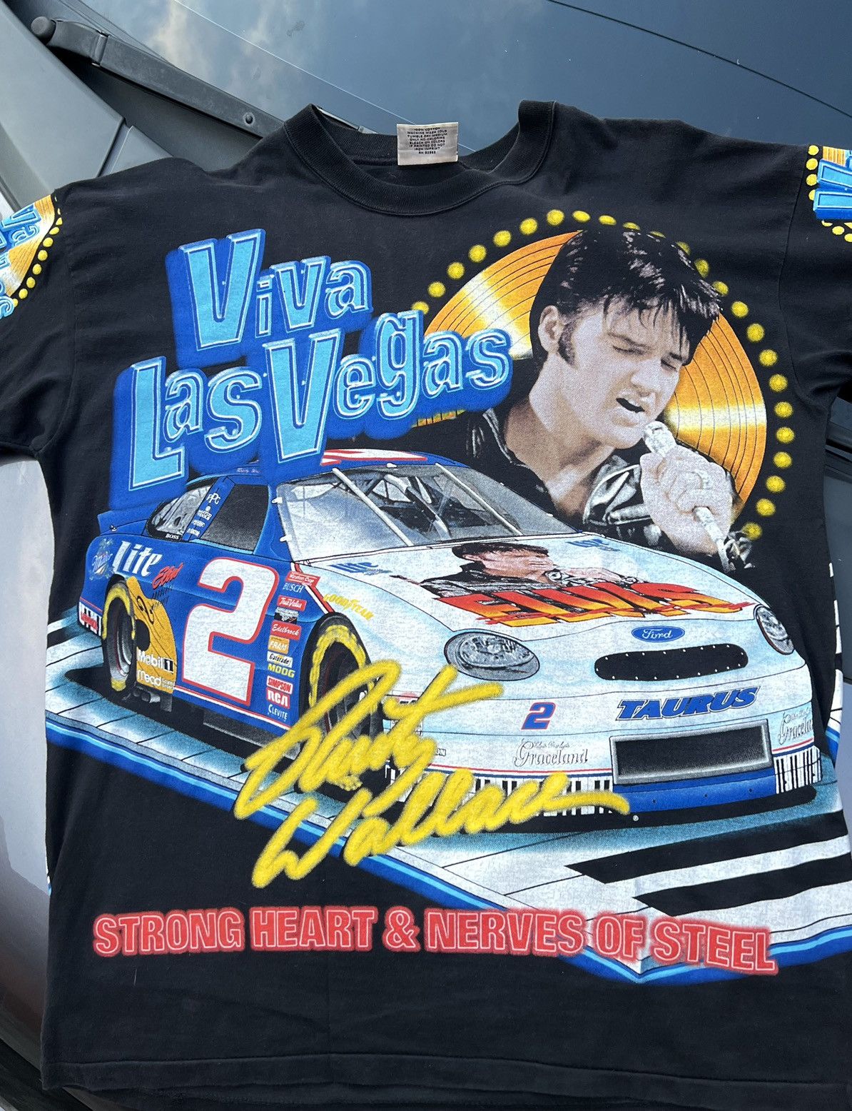 Vintage Nascar elvis presley | Grailed