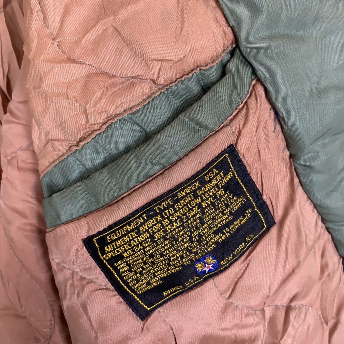 Avirex × Designer × Military Avirex U.S Flight Bomber Jacket Type Cwu 55p Cold Weather | Grailed