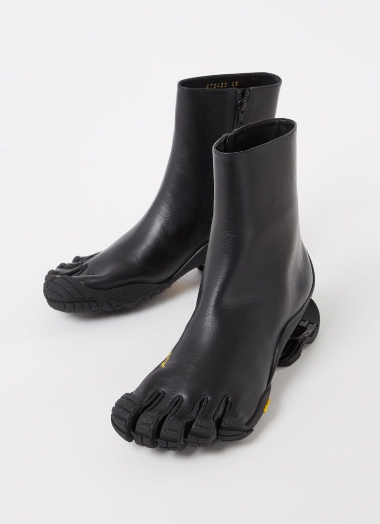 Balenciaga Vibram Five Fingers Flex Toe Leather Boots | Grailed