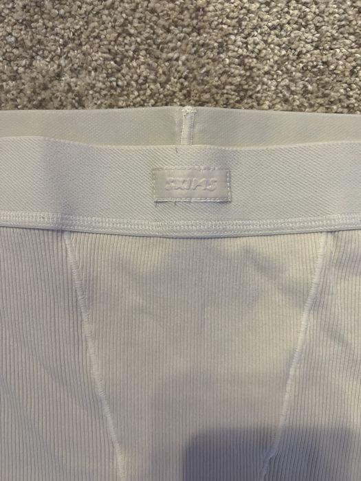 SKIMS SKIMS COTTON RIB BIKER SHORT SET | Grailed