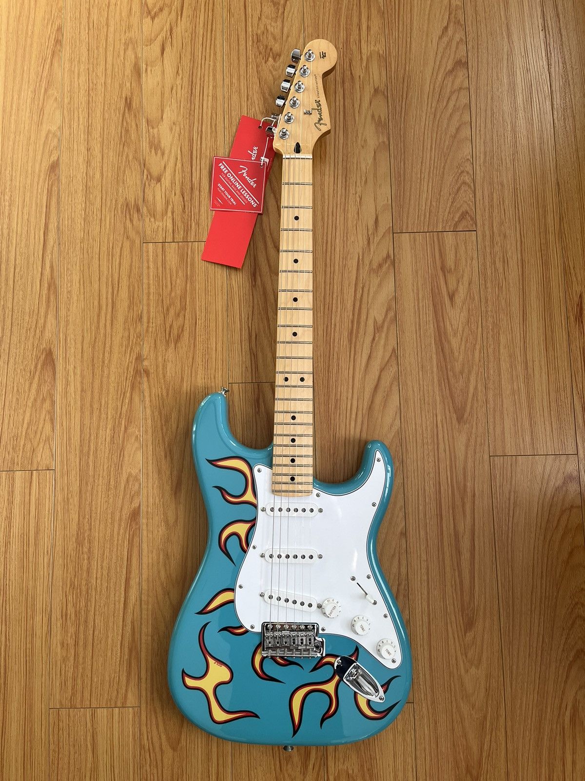 Fender × Golf Wang Golf wang flame guitar fender Stratocaster Tyler the ...