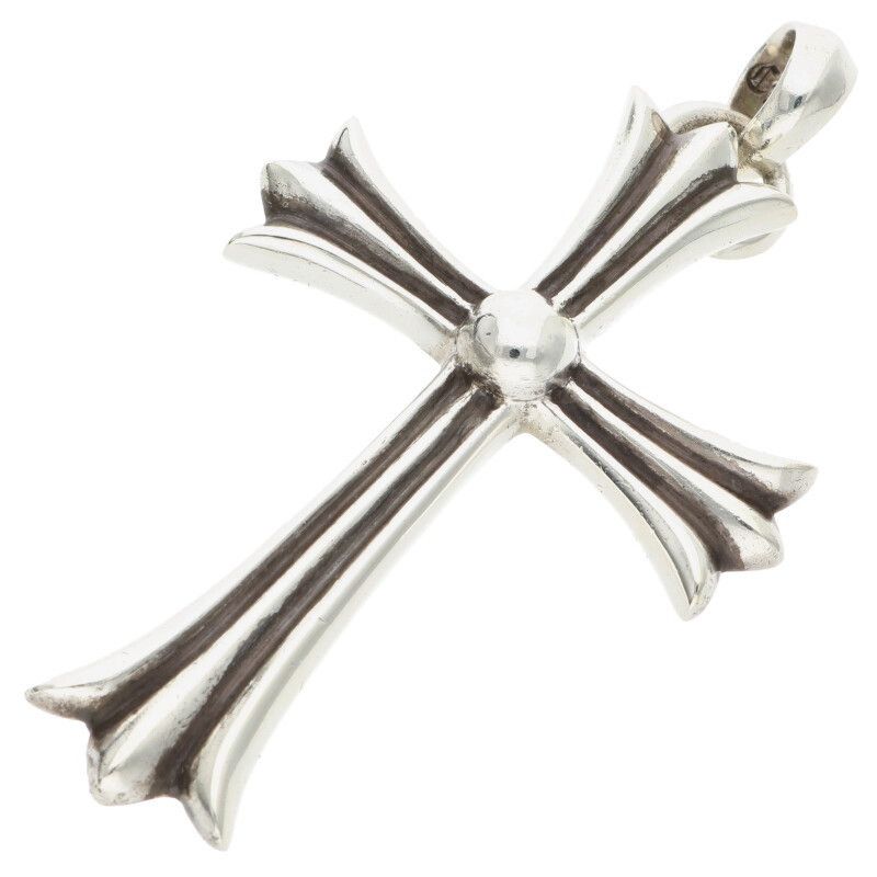 Chrome Hearts Large CH Cross Pendant w Bale | Grailed
