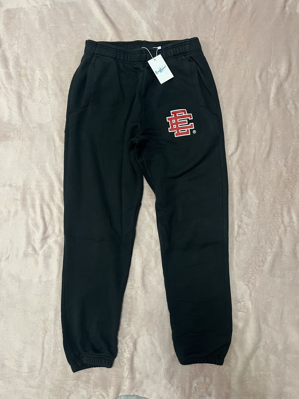 Eric Emanuel Black/Red Sweatpants | Grailed